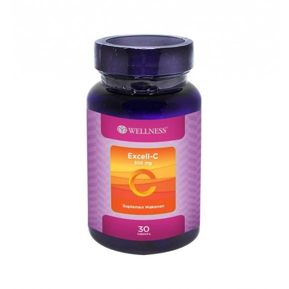 Jual Wellness Excel C 300mg Suplemen Vitamin C - 30 Tablets | Shopee ...
