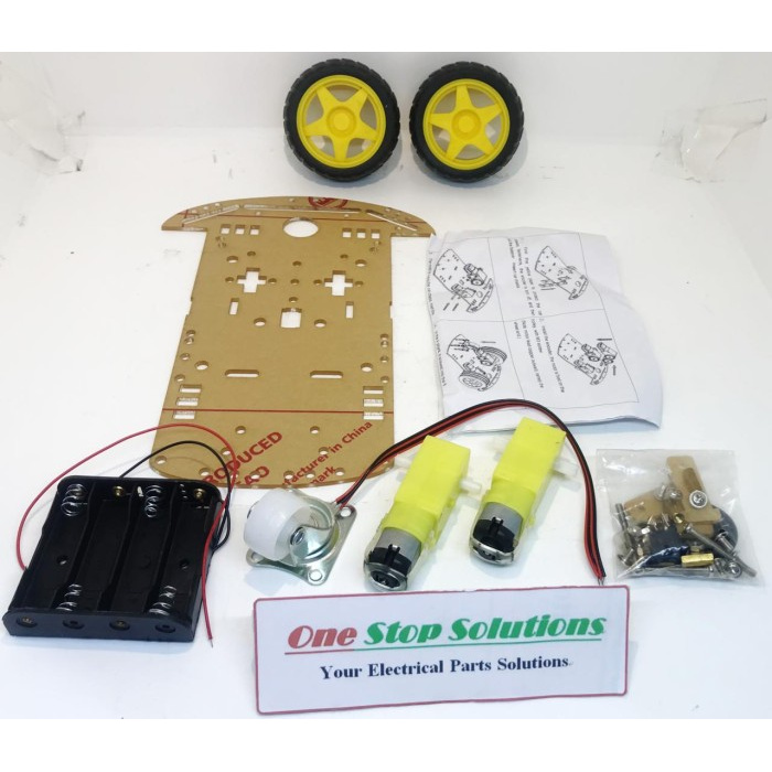 Jual KIT SMART CHASSIS 2WD ROBOT CAR FRAME MOBIL ARDUINO CHASIS ...