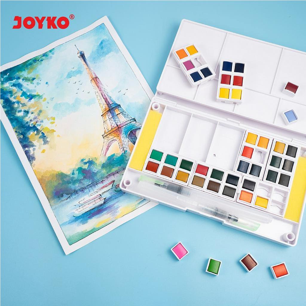 Jual Joyko Watercolor Cat Air Joyko 48 Colors 48 Warna WC-2003 | Shopee ...