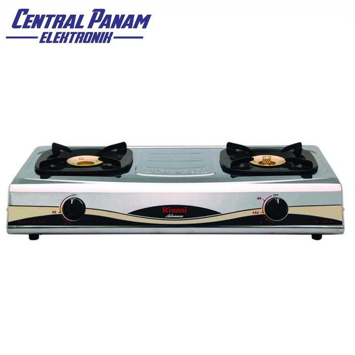 Jual Rinnai Kompor Gas 2 Tungku RI-522A Central Panam Elektronik | Shopee Indonesia