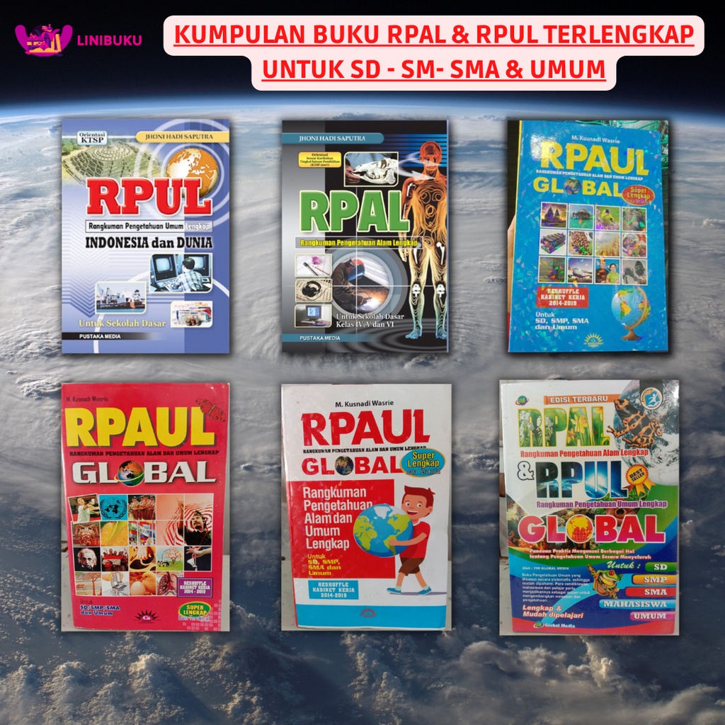 Jual BUKU RPAL RPUL / RPAUL LENGKAP GLOBAL UNTUK SD - SMP - SMA dan ...