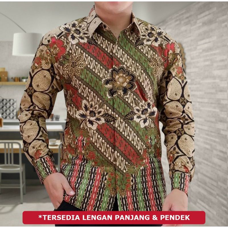 Jual BAJU KEMEJA BATIK PRIA MODERN ORIGINAL RA | Shopee Indonesia