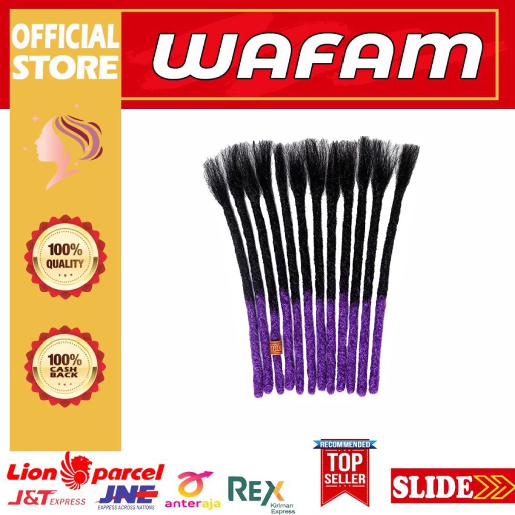 Jual RAMBUT GIMBAL SAMBUNG SINTETIS WARNA HAIR DREADLOCK RAMBUT DREAD ...