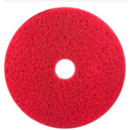 Jual 3M Red Buffer Pad 5100, 16 inch Floor Buffing Pad / PAD MERAH ...