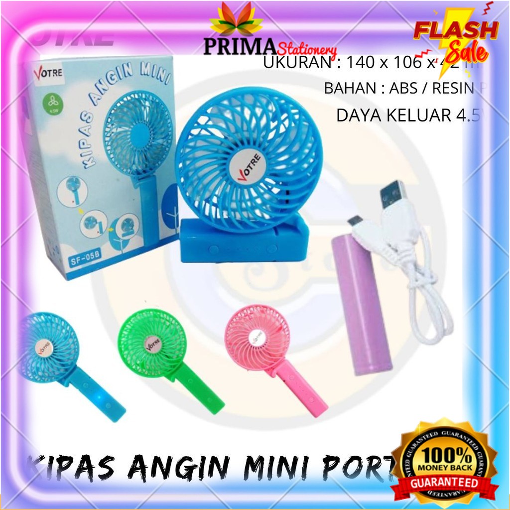 Jual Kipas Angin Portable Mini Fan Votre | Shopee Indonesia