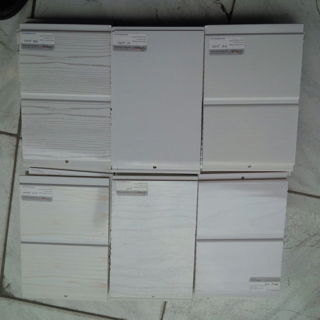 Jual Plafon PVC seri W 30cm warna putih polos | Shopee Indonesia