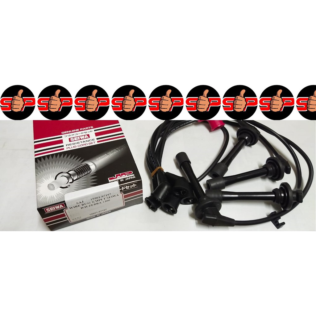 Jual KABEL BUSI ZEBRA 1.3 SEIWA JAPAN (SET) | Shopee Indonesia