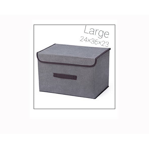 Jual Kotak Penyimpanan Lipat - Folding Box Storage (Besar) - Large Grey ...