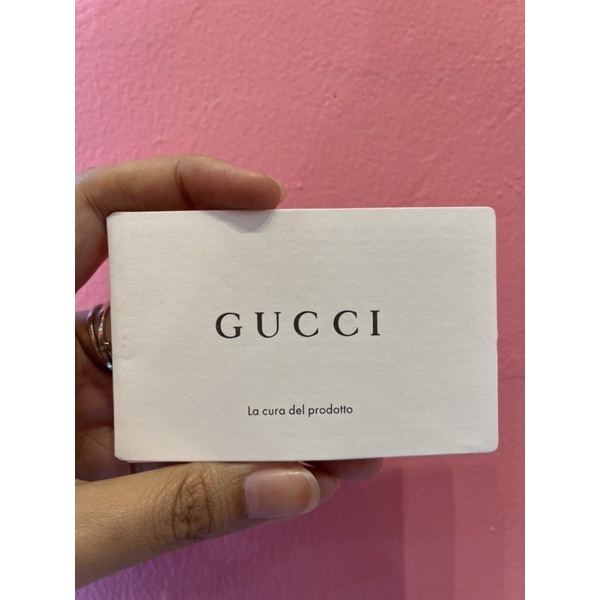 Jual Gucci Care Instruction Book Original Store 100% | Shopee Indonesia