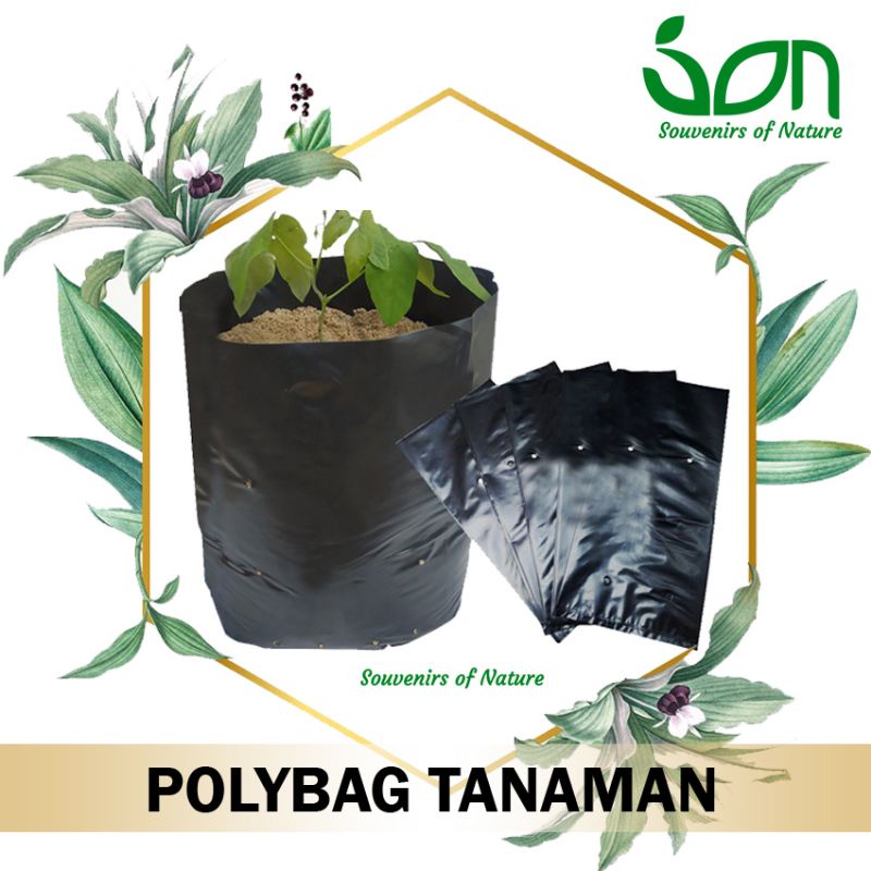 Jual 1 lembar Polybag Tanaman Polibag Tebal Kecil Sedang 15x15 20x20 ...