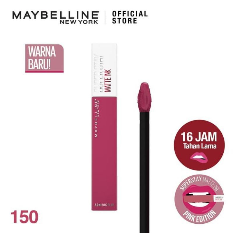 Jual Maybelline Superstay Matte Ink LIPSTIK - 150 SAVANT | Shopee Indonesia