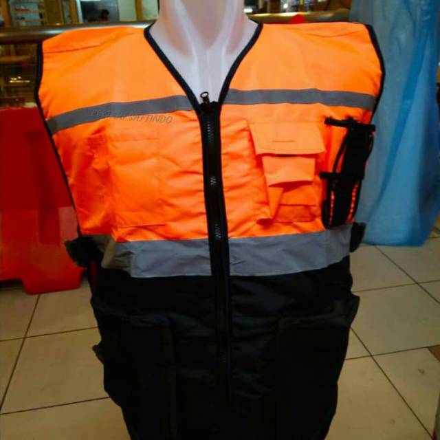 Jual ROMPI SAFETY BAHAN TASLAN/ SAFETY VEST / ROMPI KERJA PROYEK ...