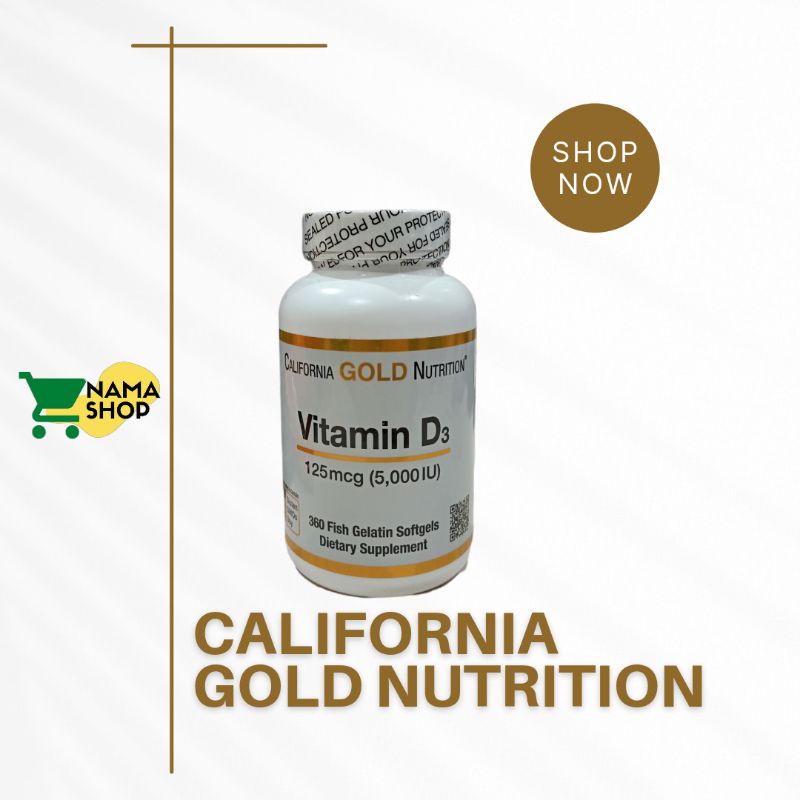 Jual Vitamin D3 5000IU California Gold Nutrition | Shopee Indonesia