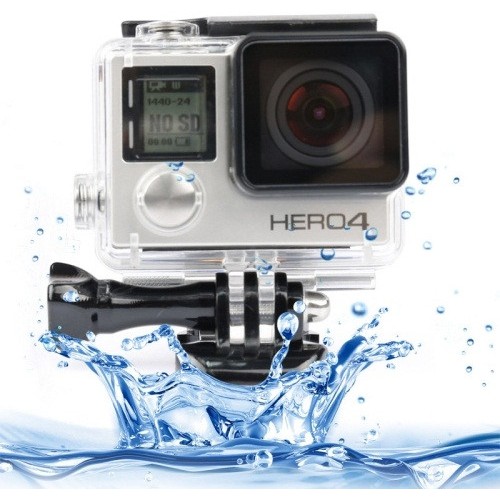 Jual Casing GoPro Hero 4 Waterproof Flat Button Housing | Shopee Indonesia