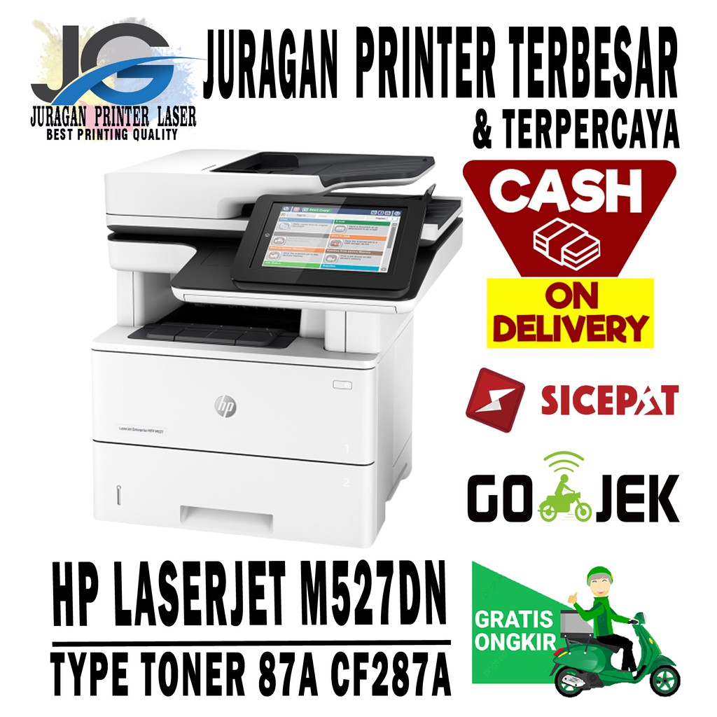 Jual Printer HP LaserJet Enterprise M527dn MFP - Printer Laser mono A4 | Shopee Indonesia