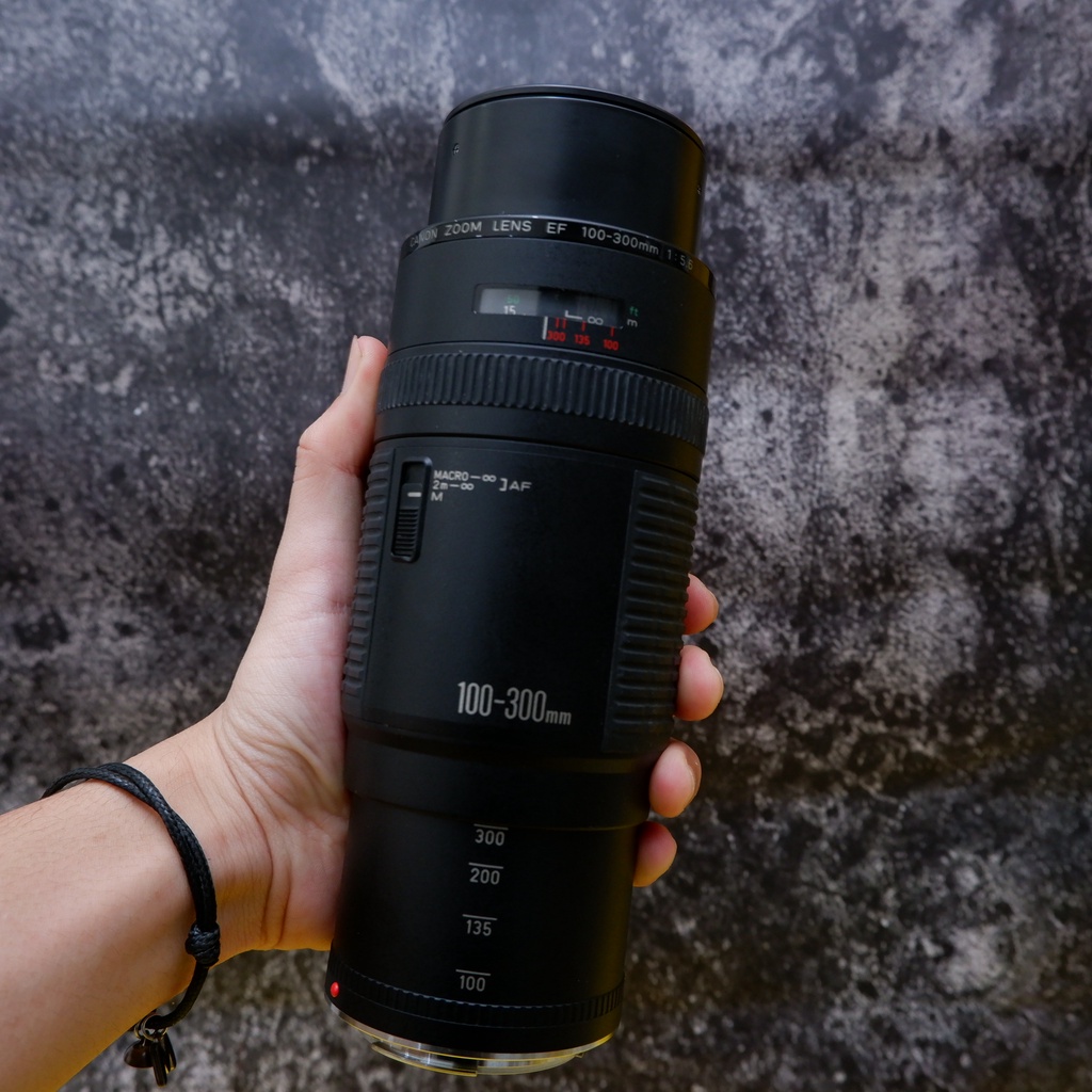 Jual Lensa Canon 100-300mm EF F5.6 For Kamera DSLR - Lensa Tele Zoom ...
