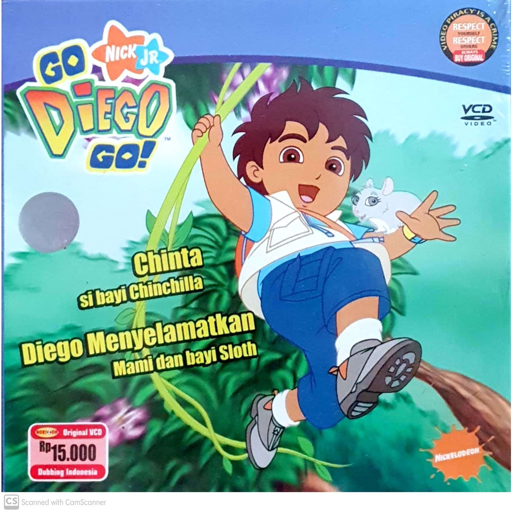 Jual Go Diego Go: Chinta si Bayi Chinchilla | VCD Original | Shopee ...