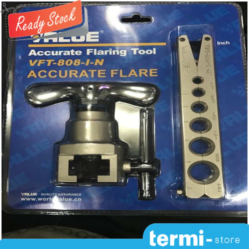 Jual Alat Pemipih Pengembang Pipa Ac Tembaga Flaring tool Value VFT-808 ...