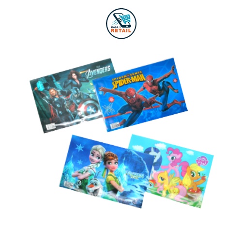 Jual Folder Map Anak Sekolah / Map Mika Karakter / Tempat Penyimpanan ...