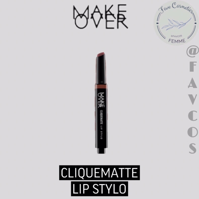 Jual MAKE OVER Cliquematte Lip Stylo (Lipstick Matte) | Shopee Indonesia