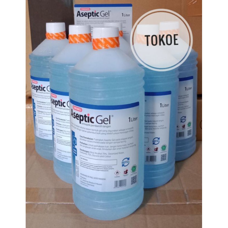 Jual aseptic gel 1L Onemed 1 liter refill | Shopee Indonesia