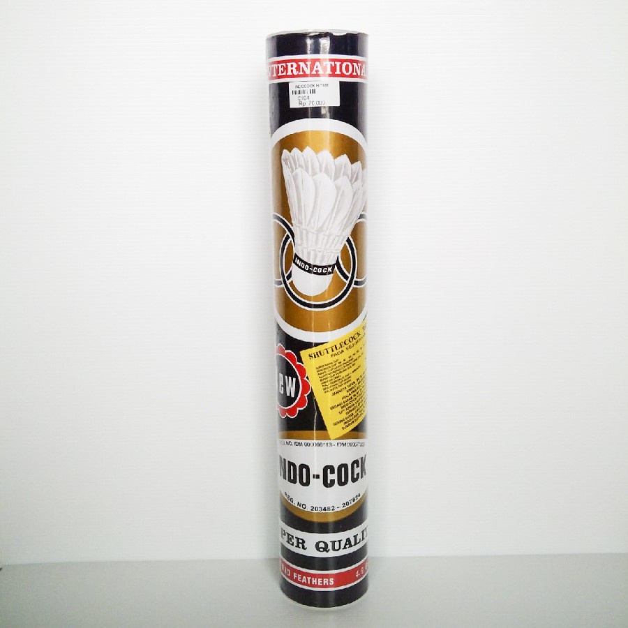 Jual SHUTTLE COCK INDOCOCK HITAM ISI 50PCS - 1 DUS INDO COCK HITAM ...
