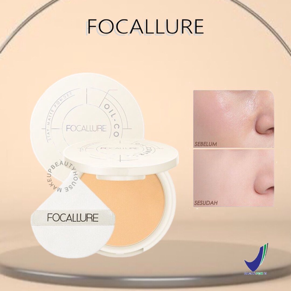 Jual FOCALLURE (FA236) Oil Control Stay Matte Powder Natural | Bedak ...