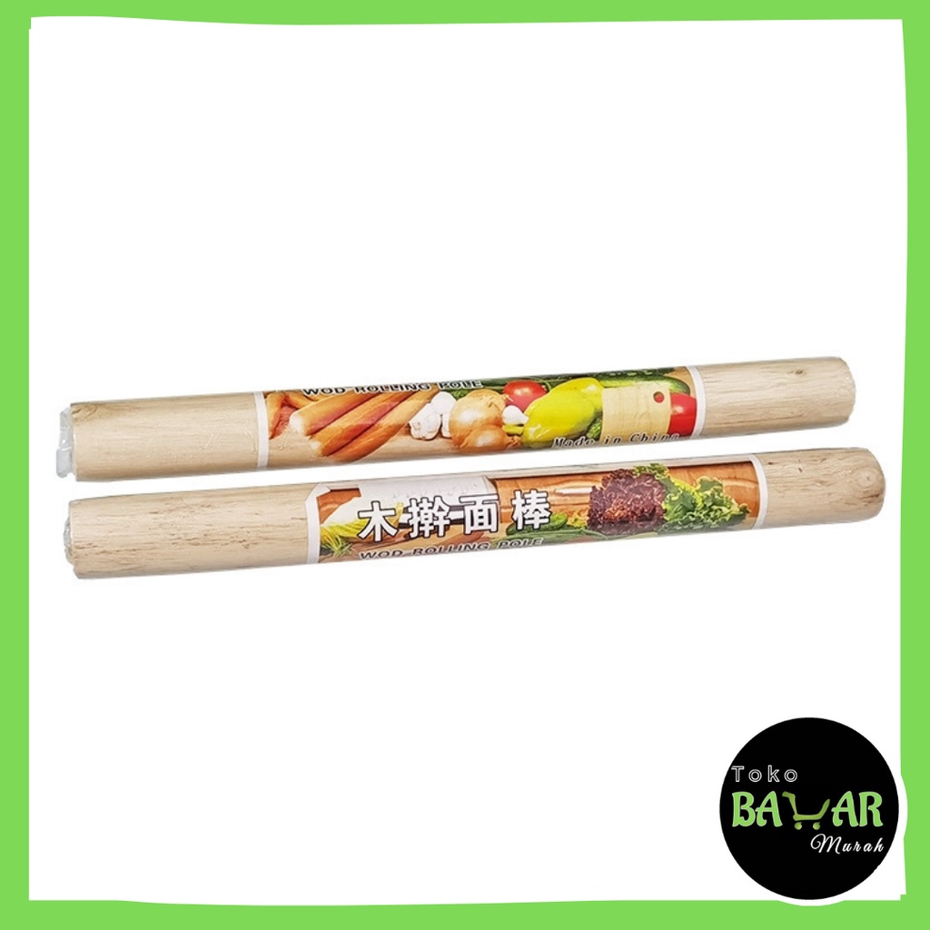 Jual Rolling Pin Kayu / Dough Roller Wood / Kayu Penggiling Adonan ...