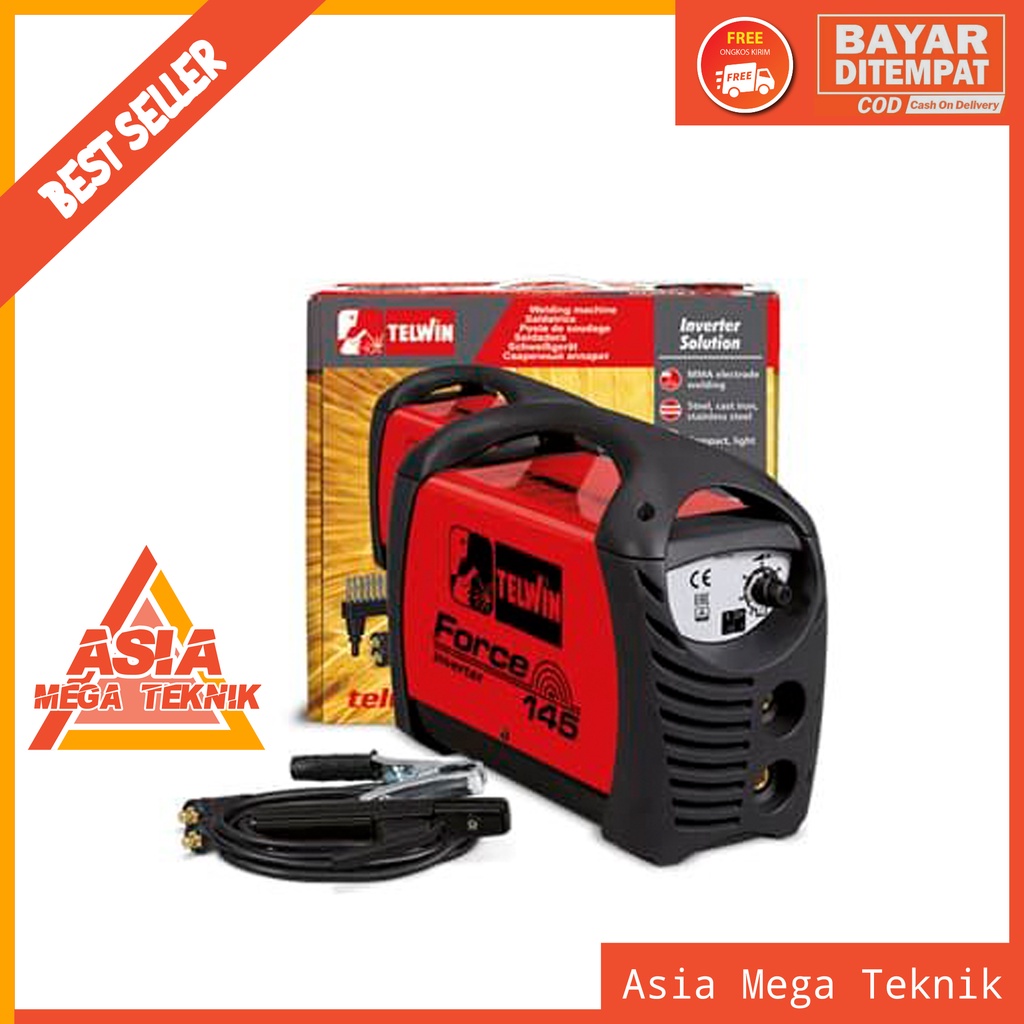 Jual MESIN LAS FORCE 145 PLASTIC CARRY CASE TELWIN MADE IN ITALY ...