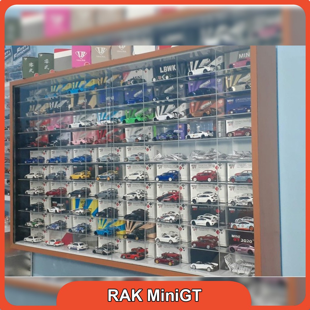 Jual Rak Akrilik Diecast MINI GT BOX IN Isi 80 | Shopee Indonesia
