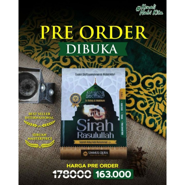 Jual Sirah Rasulullah, Sejarah Tokoh Penting Umat Islam & Manusia ...