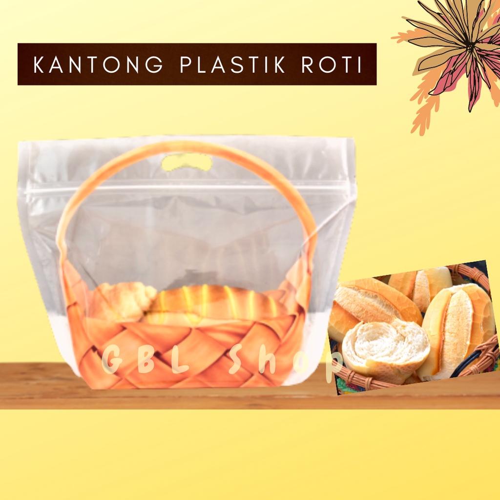 Jual Plastik Roti Kemasan Makanan 32x27 Bread Toast Plastic Ziplock Bag ...