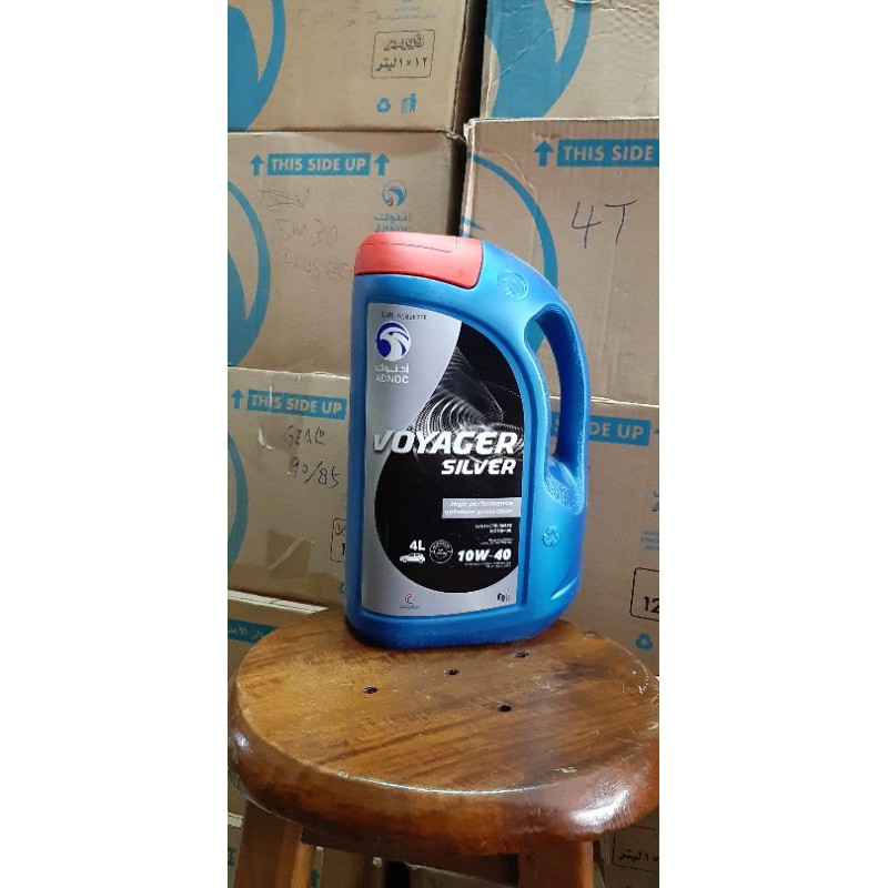 Jual Oli Adnoc VOYAGER SILVER 10W40 GALON 4LITER | Shopee Indonesia