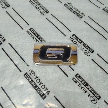 Jual EMBLEM Q UNTUK BAGASI TOYOTA INNOVA REBORN DAN ALL NEW VELOZ 2022 ...
