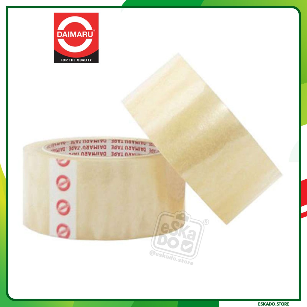 Jual Lakban Bening DAIMARU / TRANSPARAN 2 Inch (48 mm x 90 yard) | Shopee Indonesia