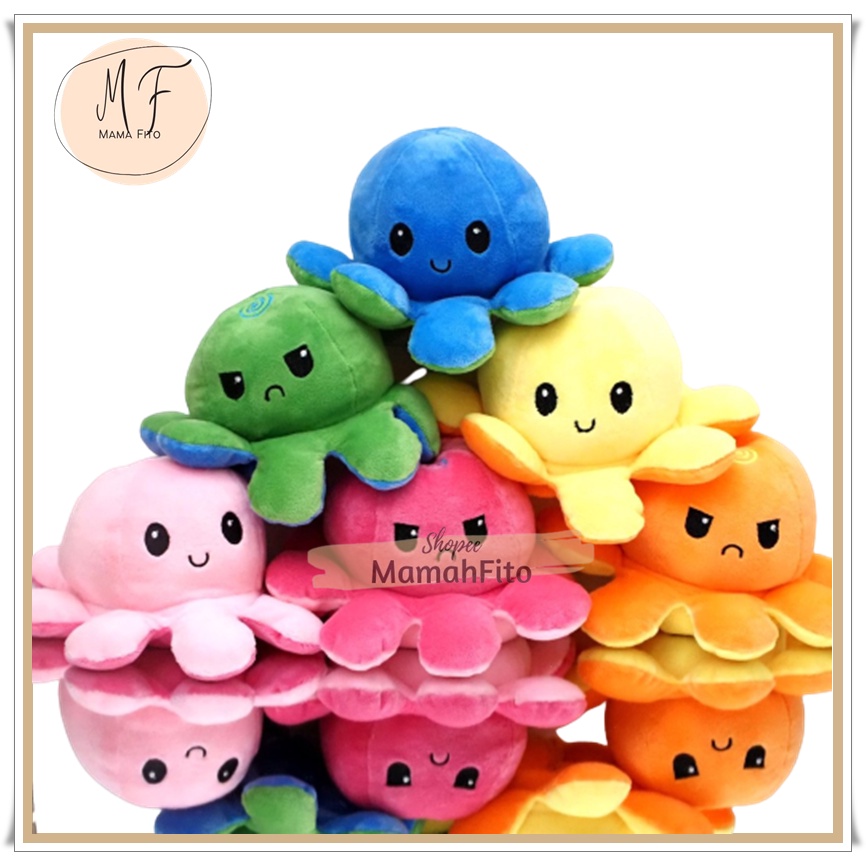 Jual BONEKA OCTOPUS LUCU BULAK BALIK KARAKTER BERBAGAI WARNA | Shopee ...