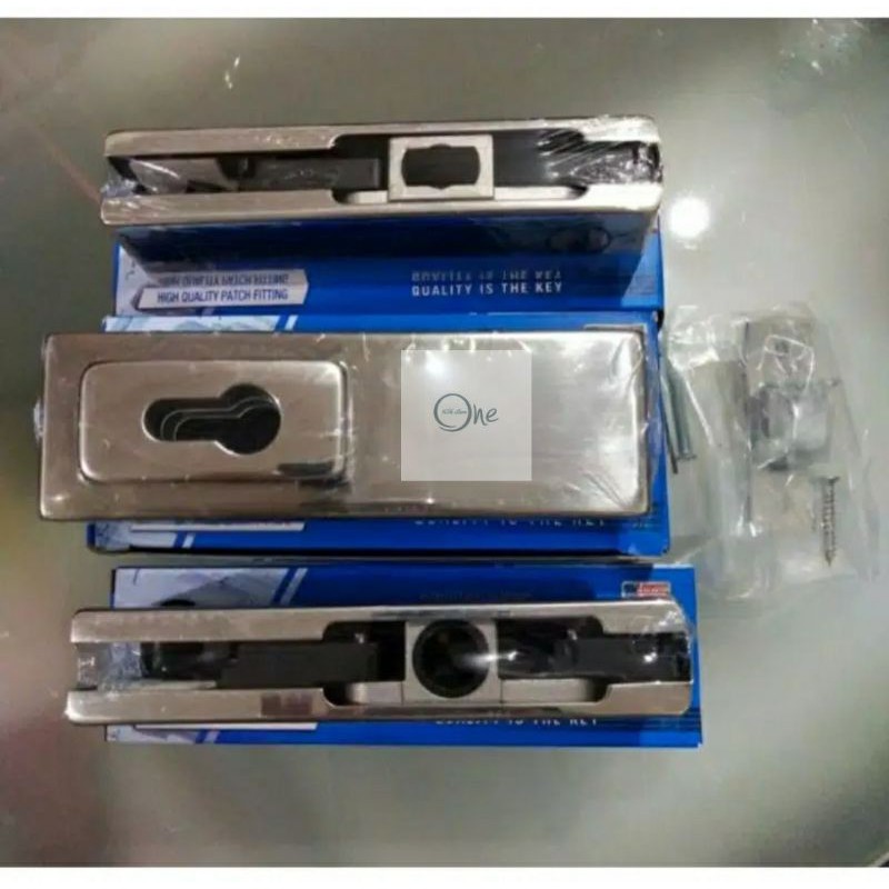 Jual Patch Fitting Pintu Kaca Set Komplit Dekson / Dekkson (PT 10, PT 20, US 10, Cylinder 62mm ...