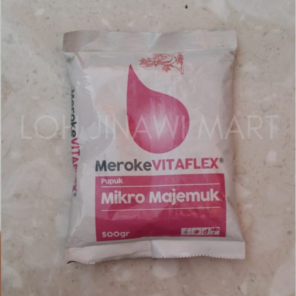 Jual Pupuk Mikro Majemuk Meroke Vitaflex MerokeVitaflex 500 g Nutrisi ...