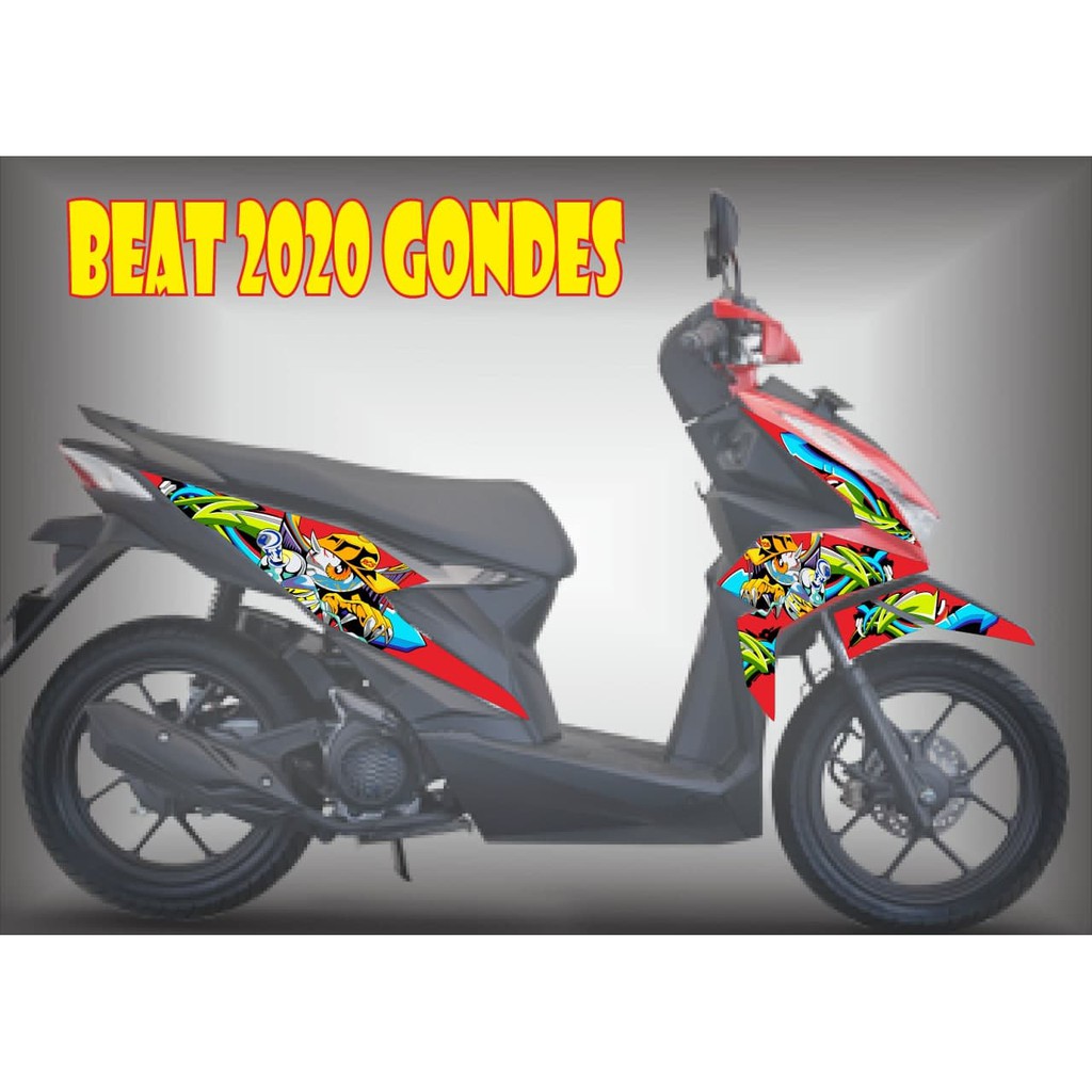 Jual Stiker motor beat 2020 GONDES | Shopee Indonesia
