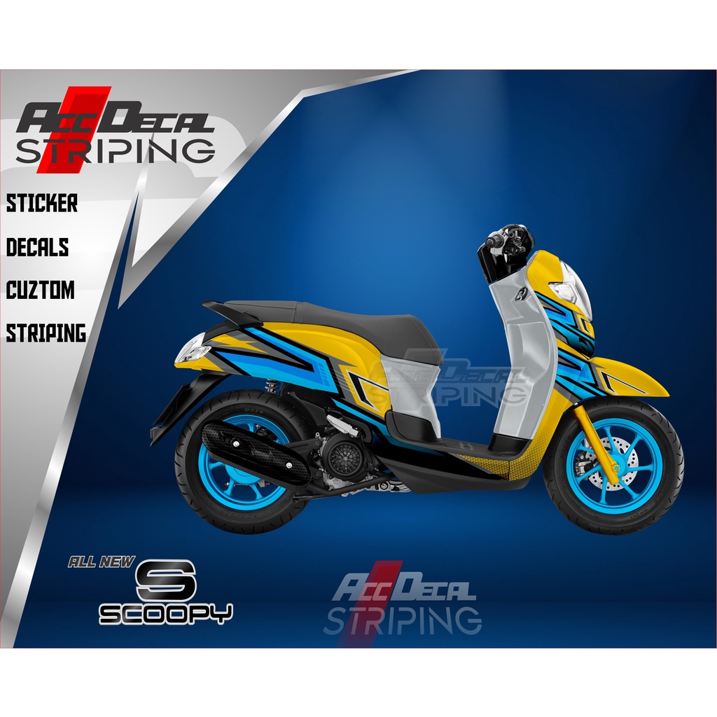 Jual sticker scoopy new decal scoopy new striping scoopy new | Shopee ...