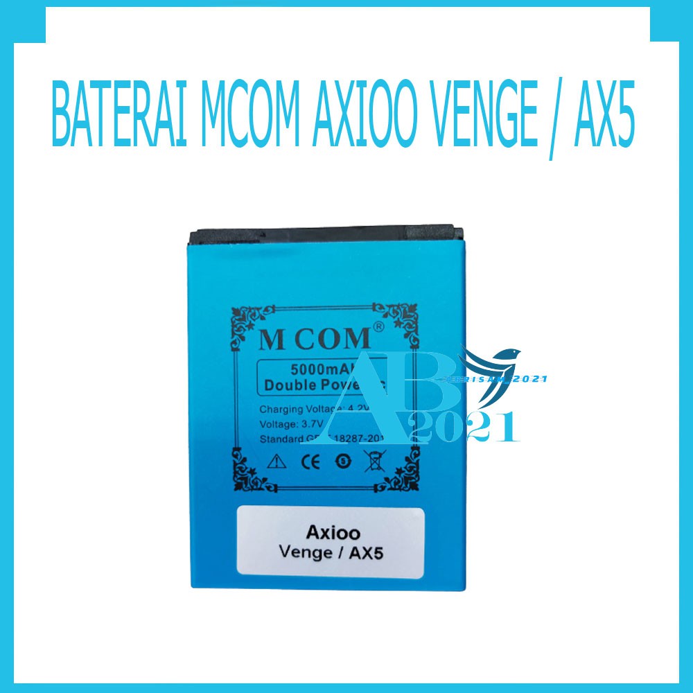 Jual BATERAI BATREI MCOM AXIOO VENGE AX5 KAPASITAS 5000 MAH | Shopee Indonesia