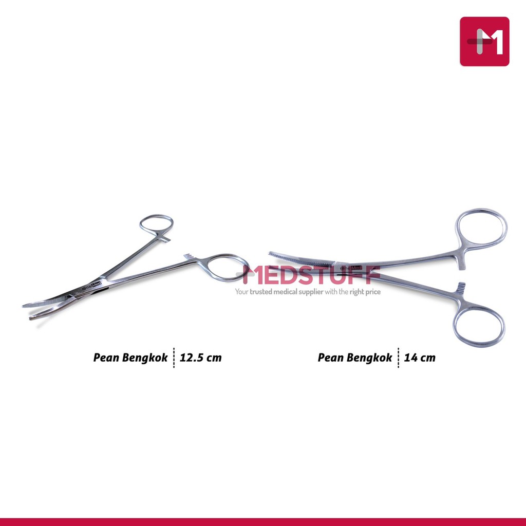 Jual Pean Bengkok Klem Arteri Bengkok Clamp Mosquito Gunting Hemostat ...