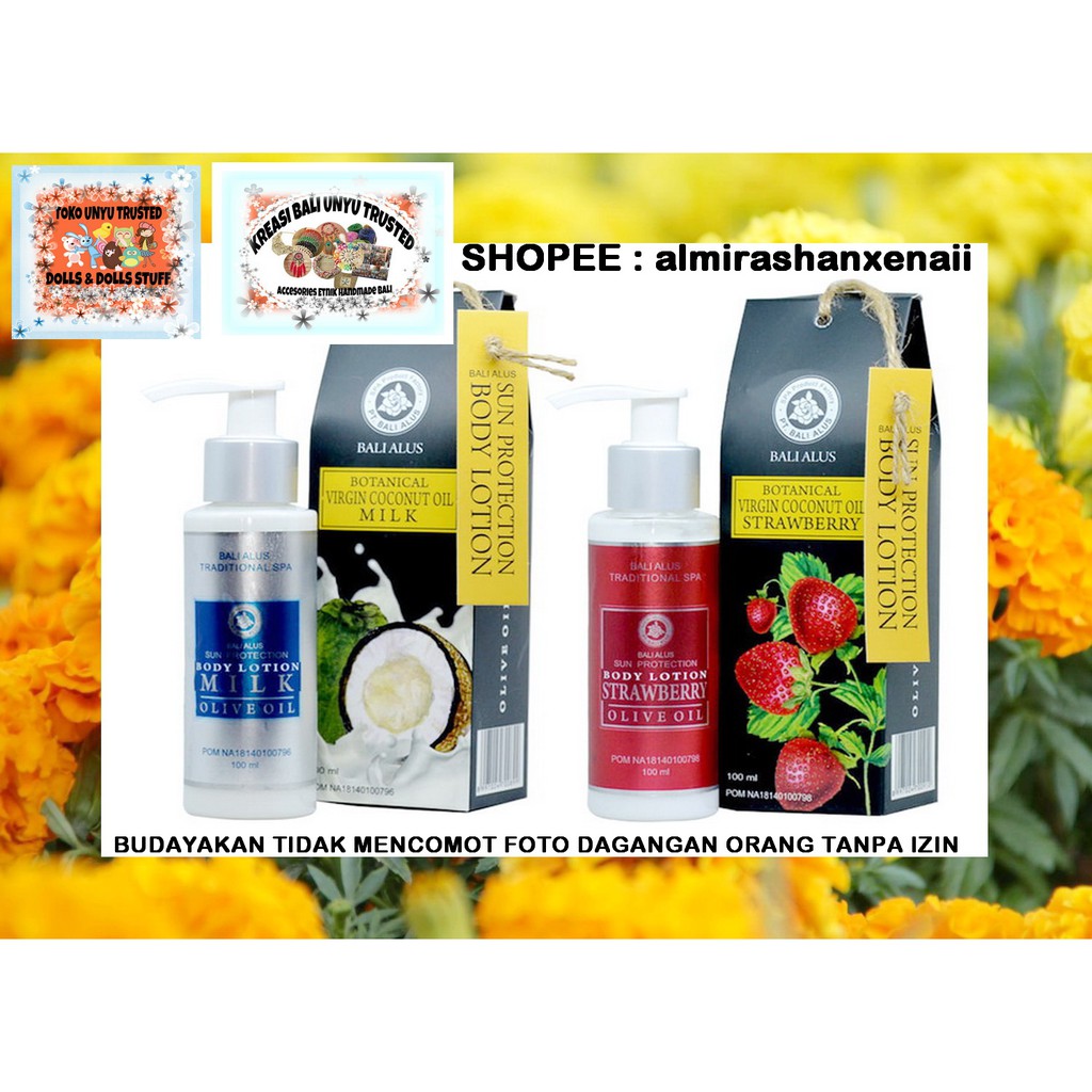 Jual Bali Alus Body Lotion Sun Protection SPF-60 ORIGINAL 100 ml (PRE ...