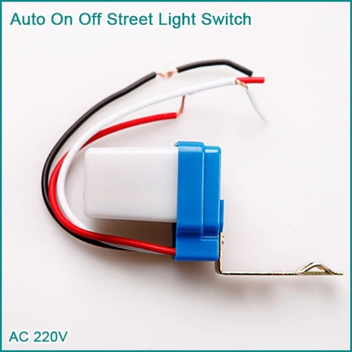 Jual Photocell sensor cahaya otomatis photo control AC 220V 6A japan ...