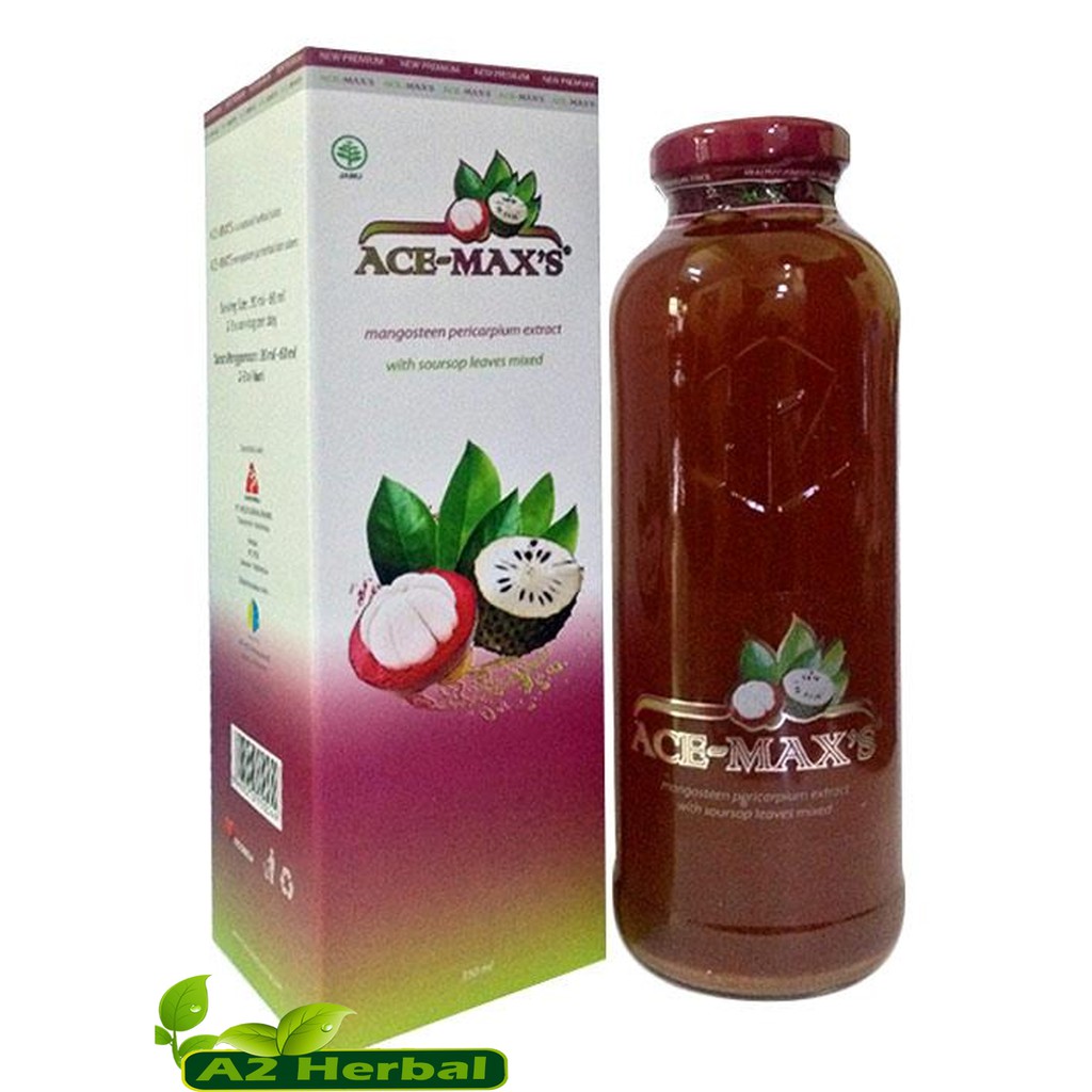 Jual Ace Max Max's Acemax Acemax's | Jus Kulit Manggis+Daun Sirsak | Shopee Indonesia