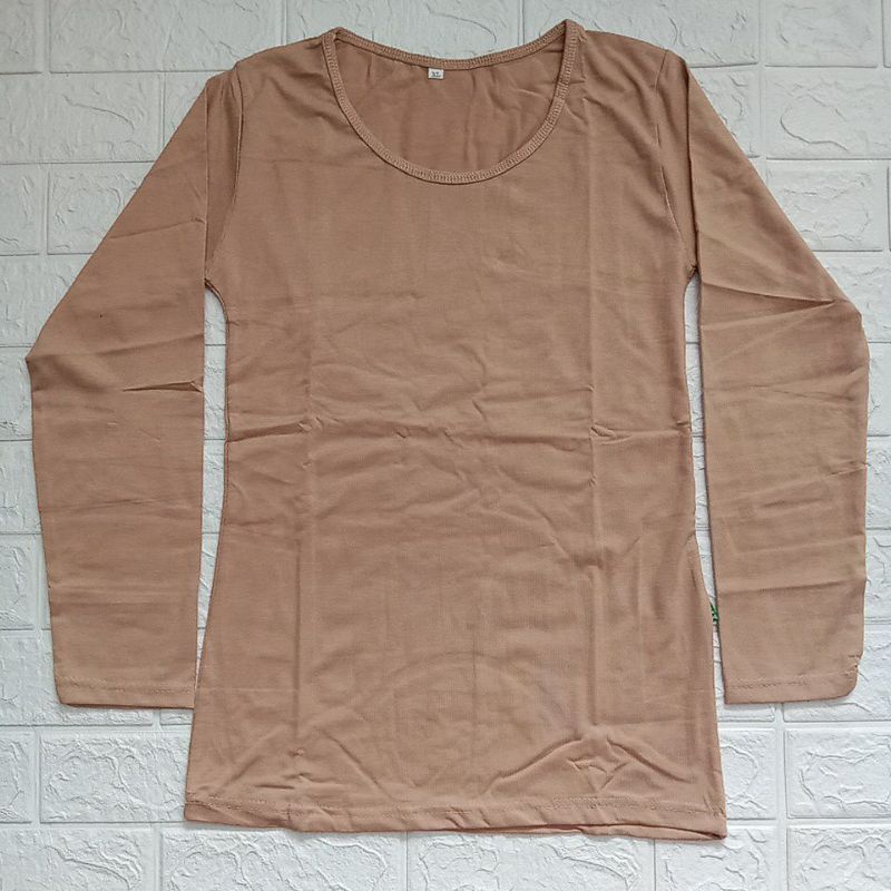 Jual Oblong Lengan Panjang, Warna Coklat | Shopee Indonesia