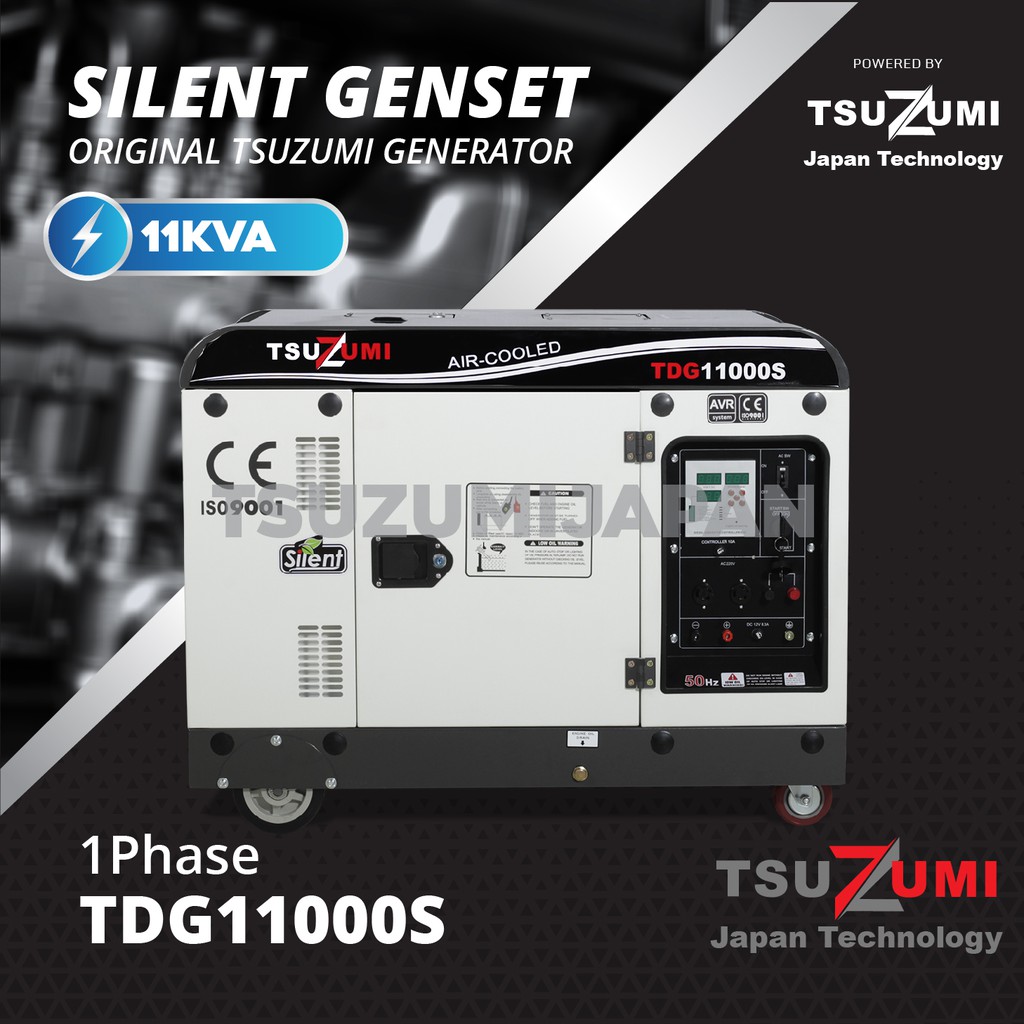 Jual Genset Silent 10 KVA TDG 11000S 1 Phase | Shopee Indonesia
