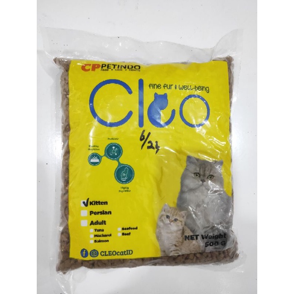 Jual Cleo Kitten 500gram Repack | Shopee Indonesia