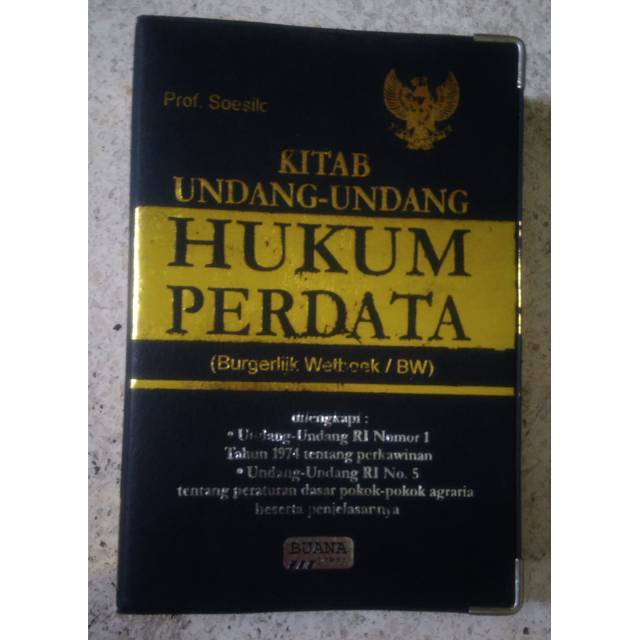 Jual Kitab Undang - Undang Hukum Perdata BURGERLIIK WETBOEK | Shopee ...