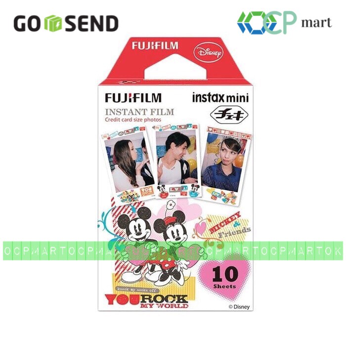Jual Fujifilm Refill Instax Mini Motif Mickey isi 10 lembar karakter ...